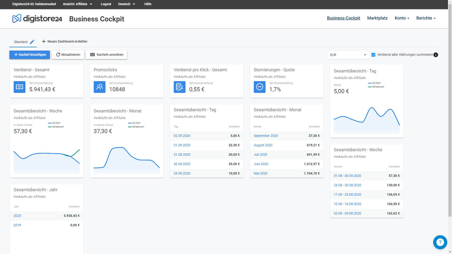 Affiliate Anfängerkurs - Digistore24 verstehen & nutzen